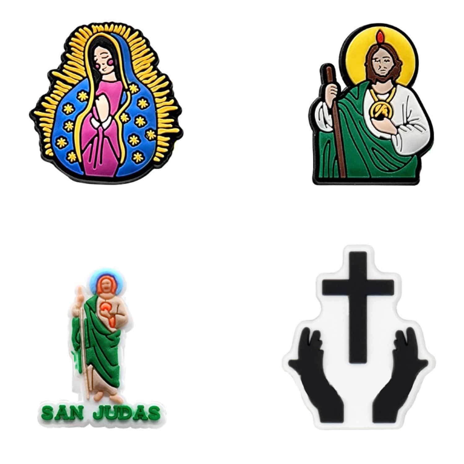 4 In 1 Christianity Style Straw Topper Card Set – Branded Straw Covers