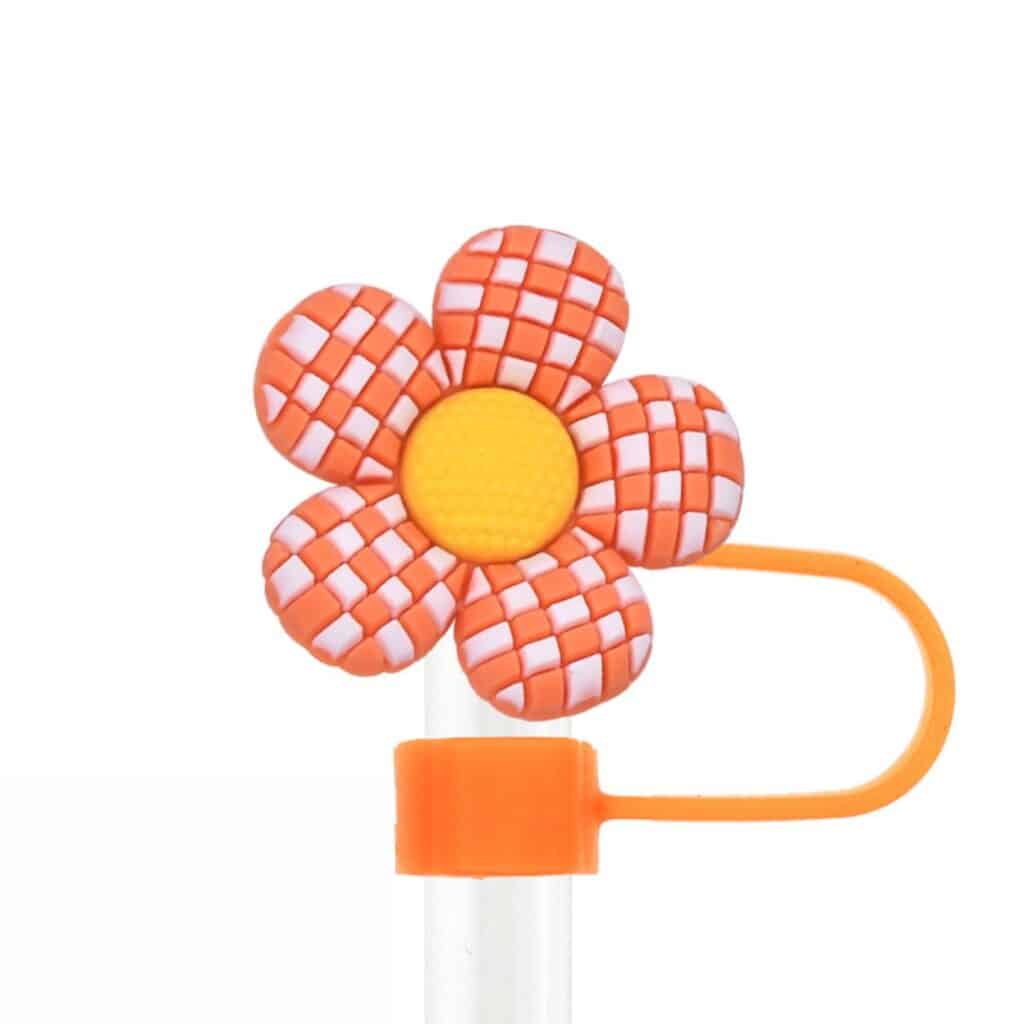 Flower Shape Dust Proof Straw Topper – Custom Straw Covers