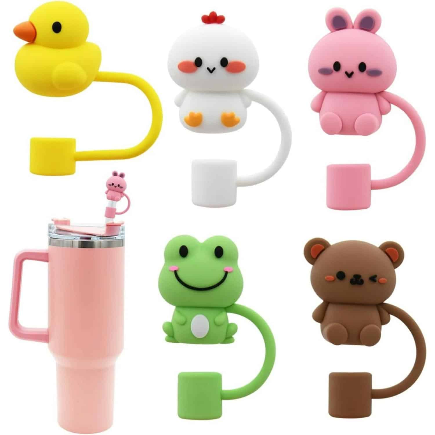3D Straw Topper For 10mm Straw – Branded Straw Covers