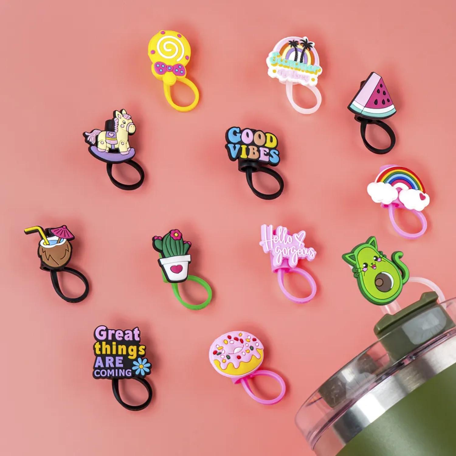 2D Straw Topper For 10mm Straw – Custom Straw Covers