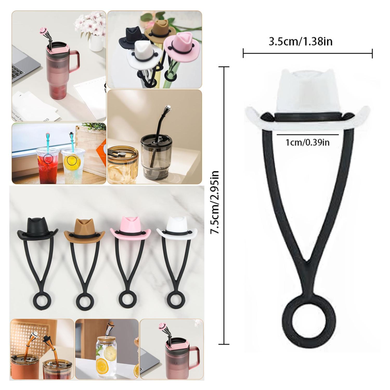 Silicone CowboyHat Straw Cover – Branded Straw Covers