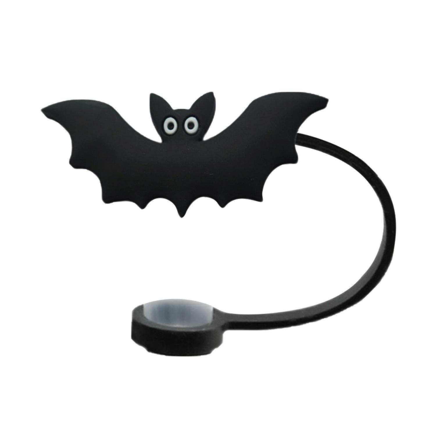 Cartoon Bat Straw Topper – Custom Straw Covers